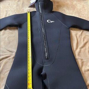Yon Sub | Swim | Yon Sub Black Neoprene Front Zip Full Body Hood Scuba ...